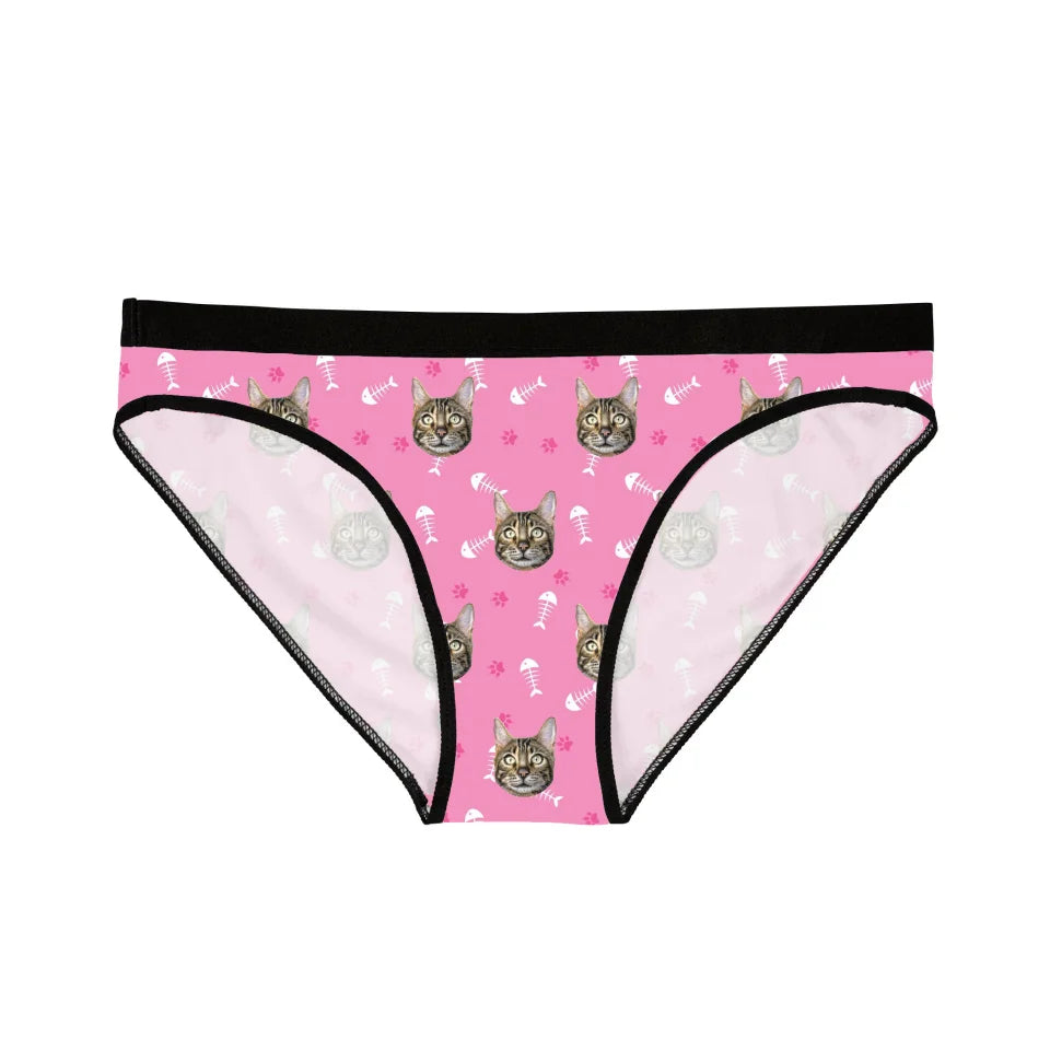 Custom Woman Underwear Cat Bone – PupSocks