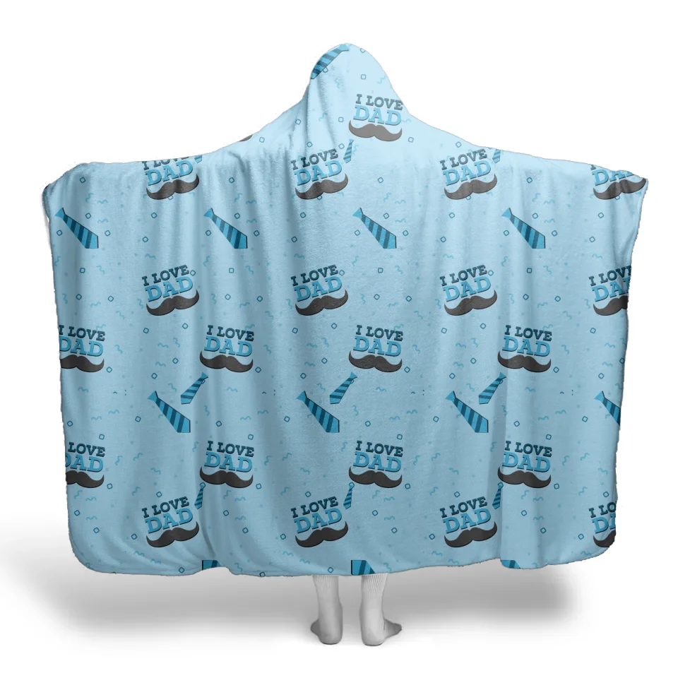 Custom Dad Hooded Blanket – PupSocks